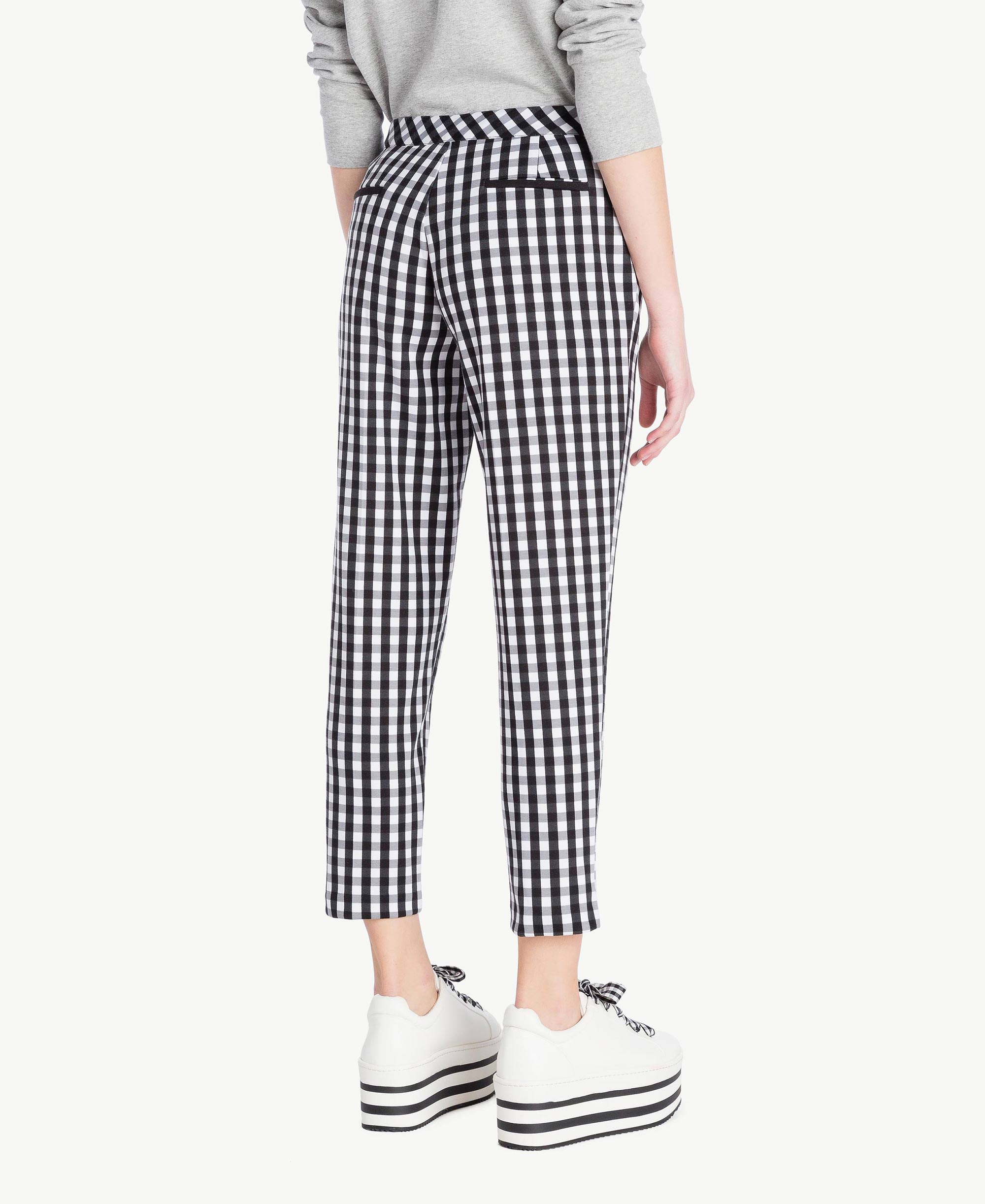 Gingham trousers
