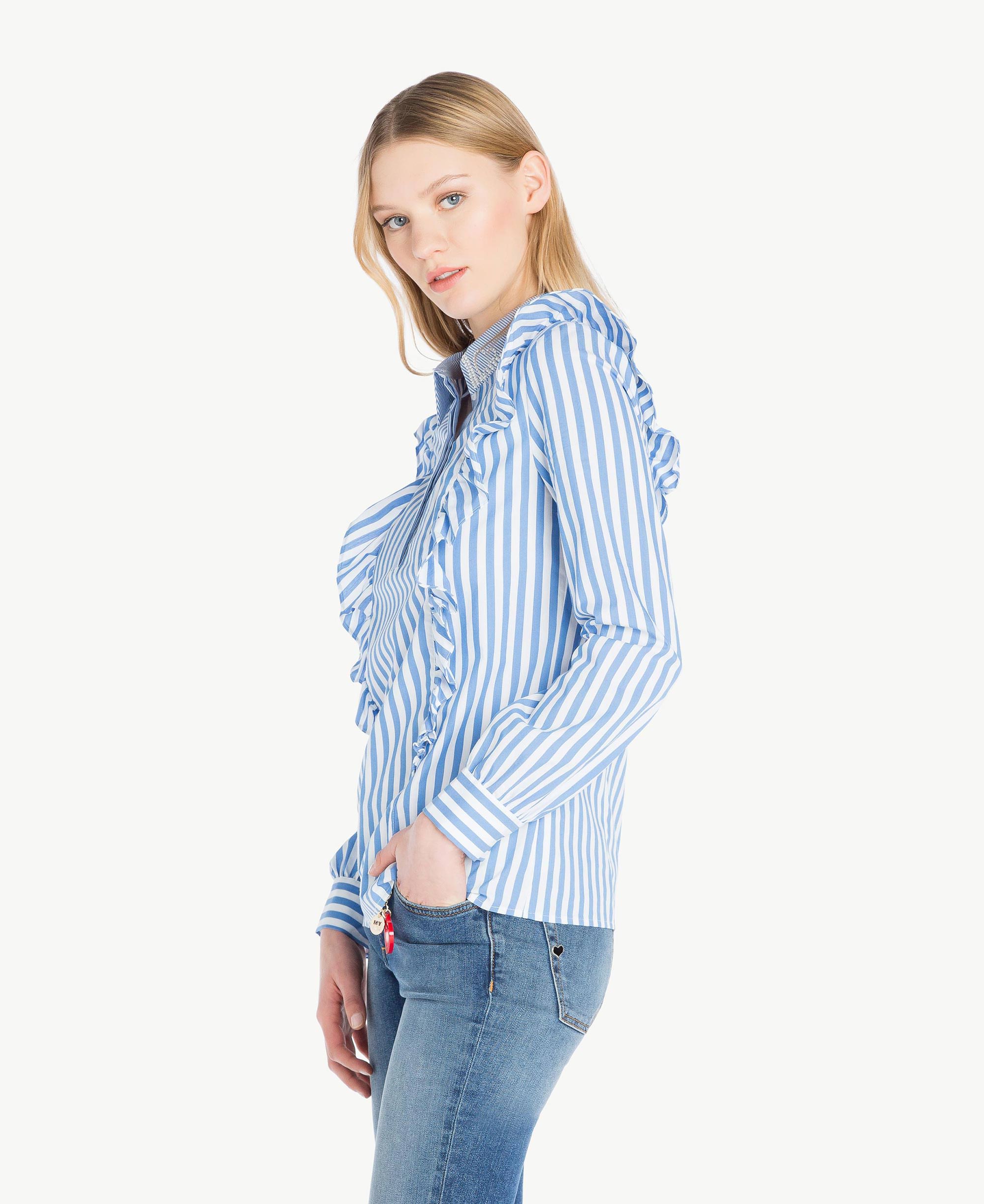 Chemise rayures Femme, Bleu | TWINSET Milano